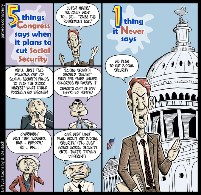 Lefty Cartoons » Blog Archive » 5 Things Congress Says When It Plans To ...