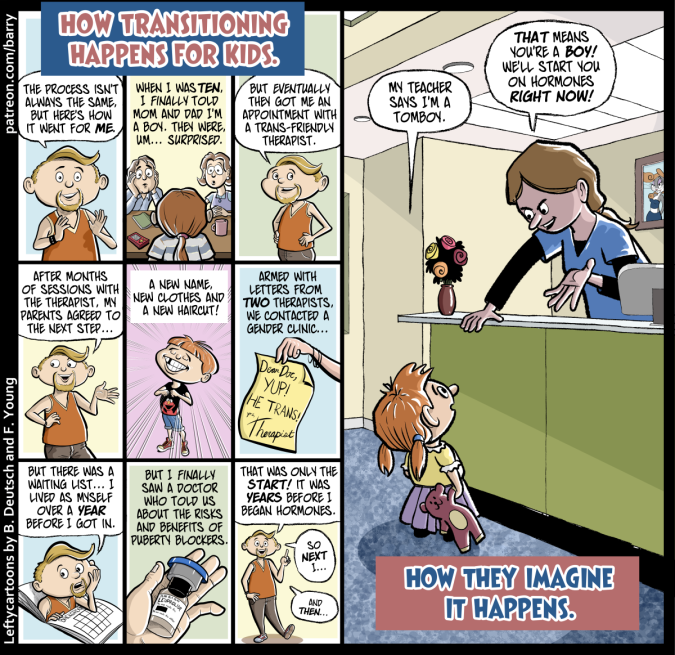 Lefty Cartoons » Blog Archive » Reality vs Imagination, Trans Kids Edition
