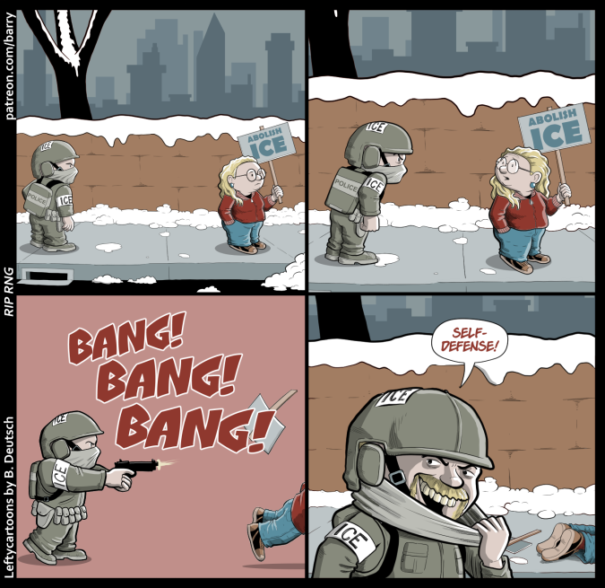 Lefty Cartoons » Blog Archive » ICE’s Get Out of Jail Free Card